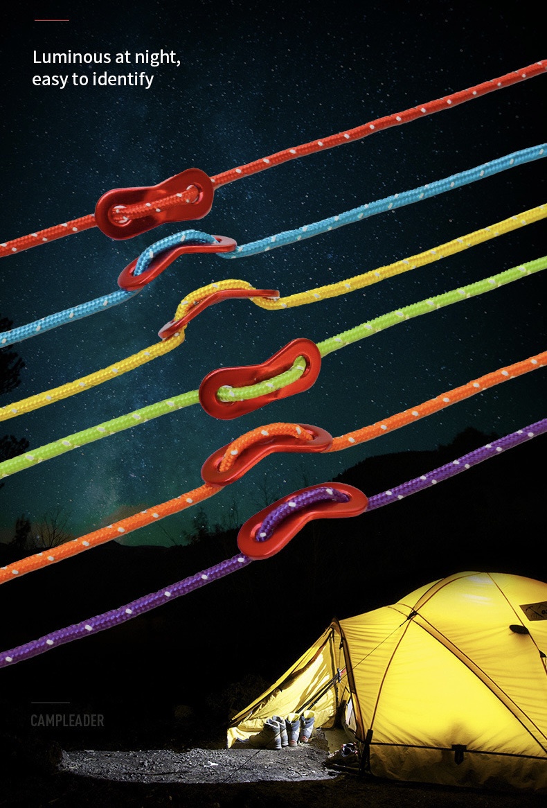 [NEW] 4mm Thick Reflective Rope 3.5Meter Paracord Rope Camping Tent ...