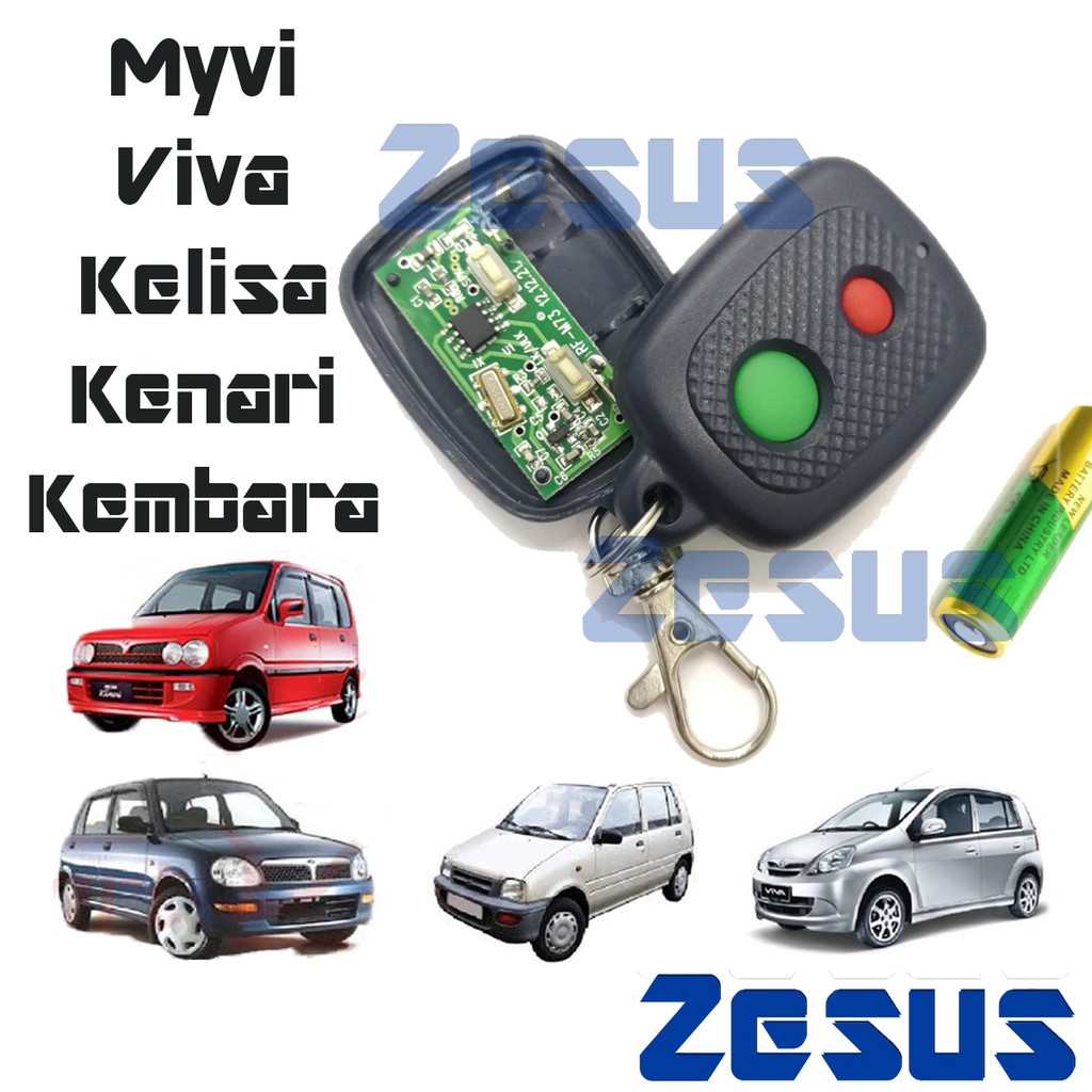 Perodua Myvi Kancil Kelisa Kenari Viva alarm remote control duplicator ...