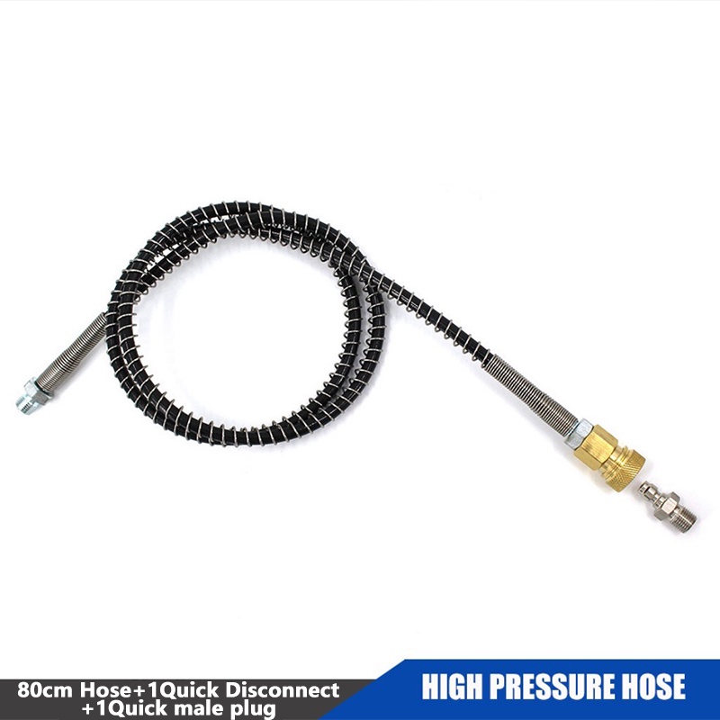 PCP Pump 50CM 80CM High Pressure Hose with M10x1 1/8NPT Quick Socket ...
