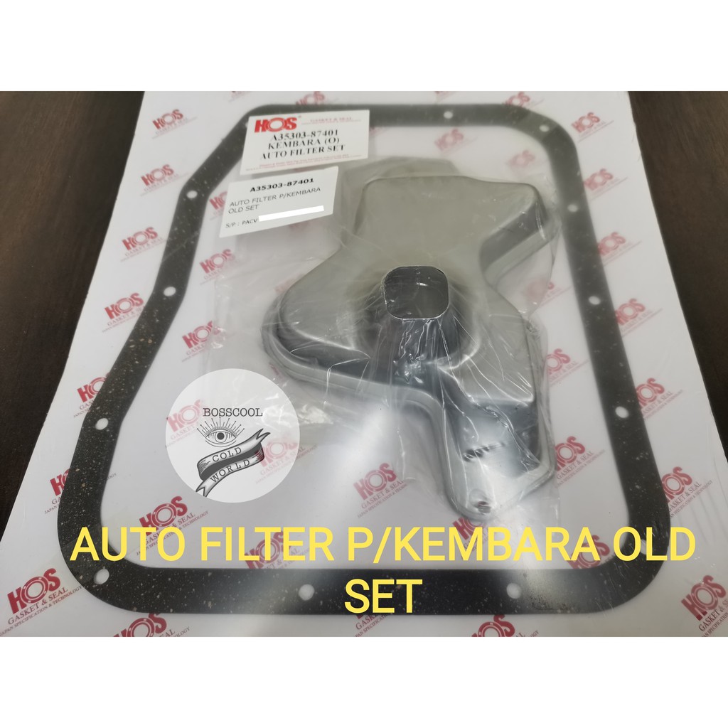 PERODUA AUTO TRANSMISSION FILTER WITH GASKET SET KEMBARA OLD | Shopee ...