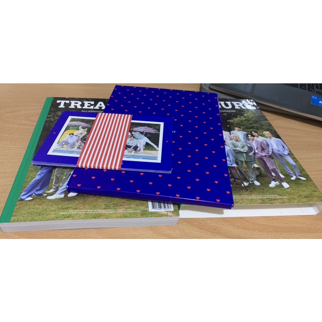 Official TREASURE 2ND ANNIVERSARY MAGAZINE UNSEALED PHOTOBOOK BONUS ...