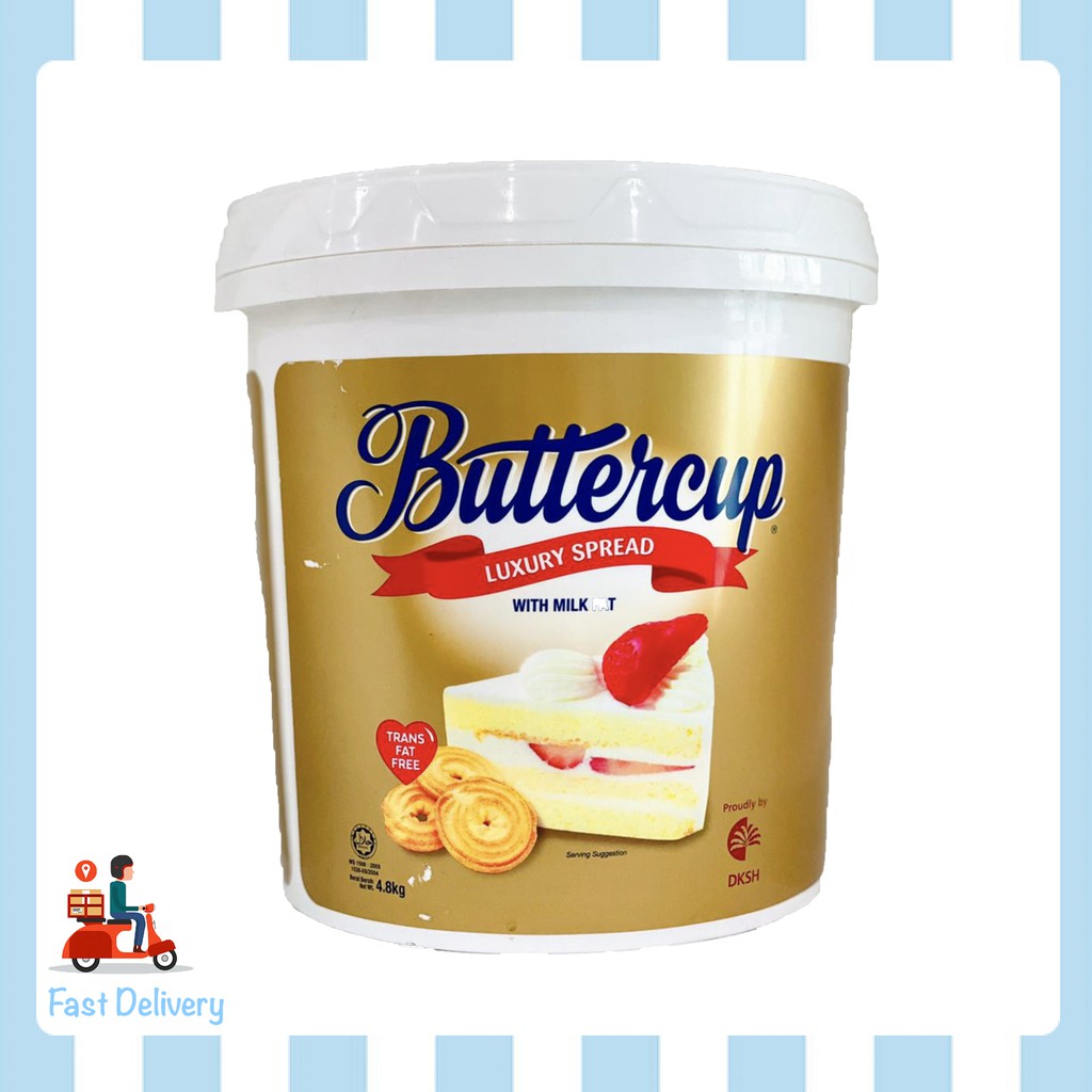 BUTTERCUP BUTTER/LUXURY SPREAD/TRANS FAT FREE 4.8KG | Shopee Malaysia