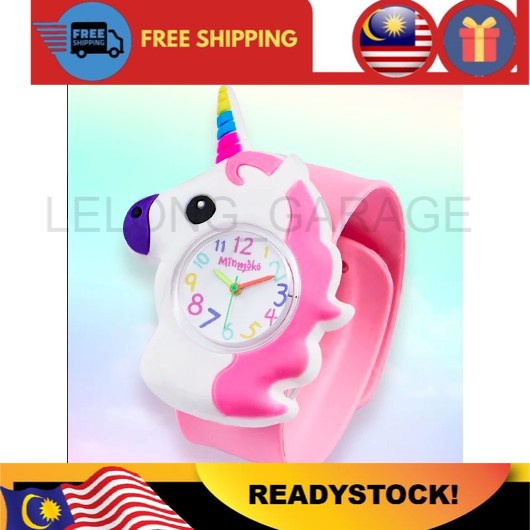 JAM TANGAN UNICORN KANAK-KANAK KARTUN MIRIMOKO Unicorn Watch MIRIMOKO Jam Tangan Unicorn ...