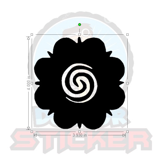 STICKER BUNGA TERONG BUNGAI TERONG DESIGN | Shopee Malaysia