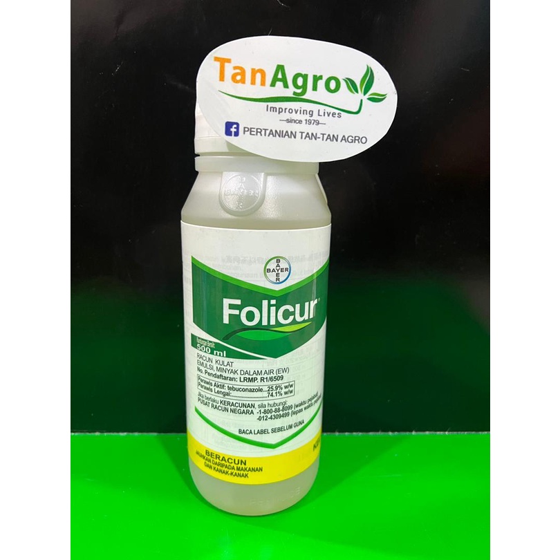 👉🏻ORIGINAL👈🏻 Fungicide Bayer Folicur (A.i tebuconazole 25.9%) 500ml ...