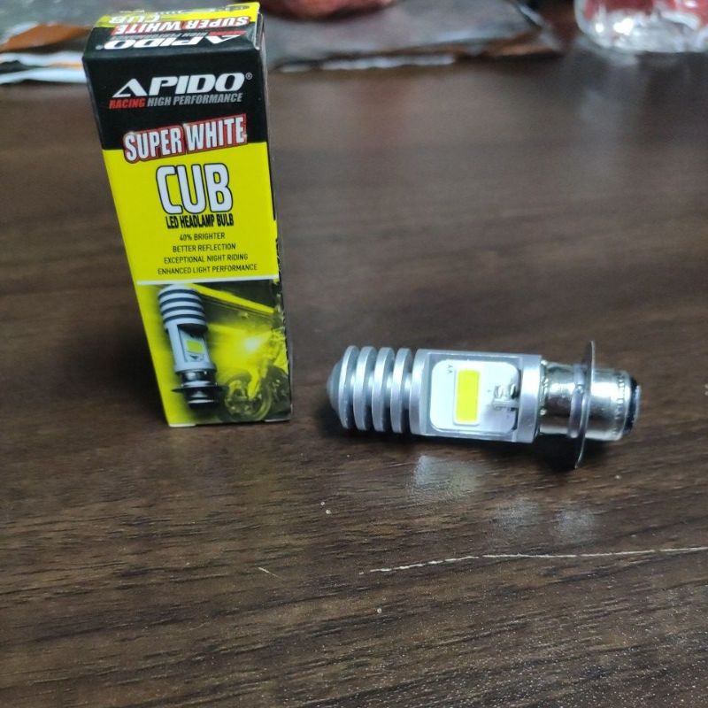 APIDO LED BULB T19 LC135 / EX5/ DASH V1/ WAVE / Y125Z / SRL110 T19 HID ...