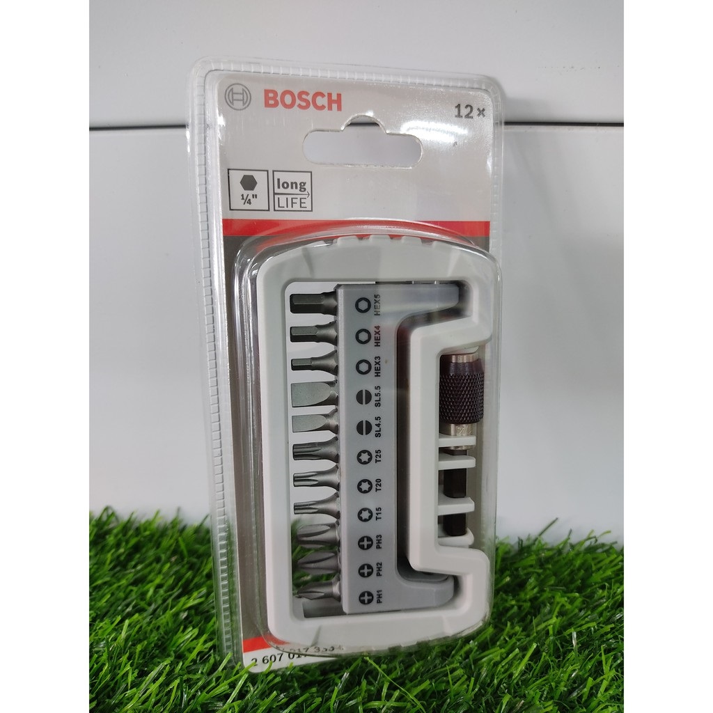 BOSCH PROFESSIONAL 11+1 SCREWDRIVER BIT SET (2607 017 335) | Shopee ...
