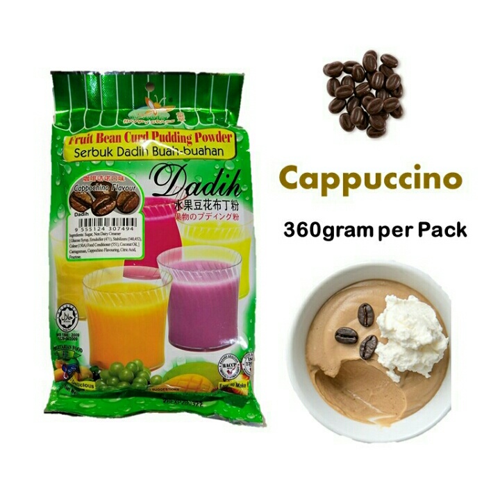 Happy grass pudding powder serbuk dadih cappuccino 360gm | Shopee Malaysia