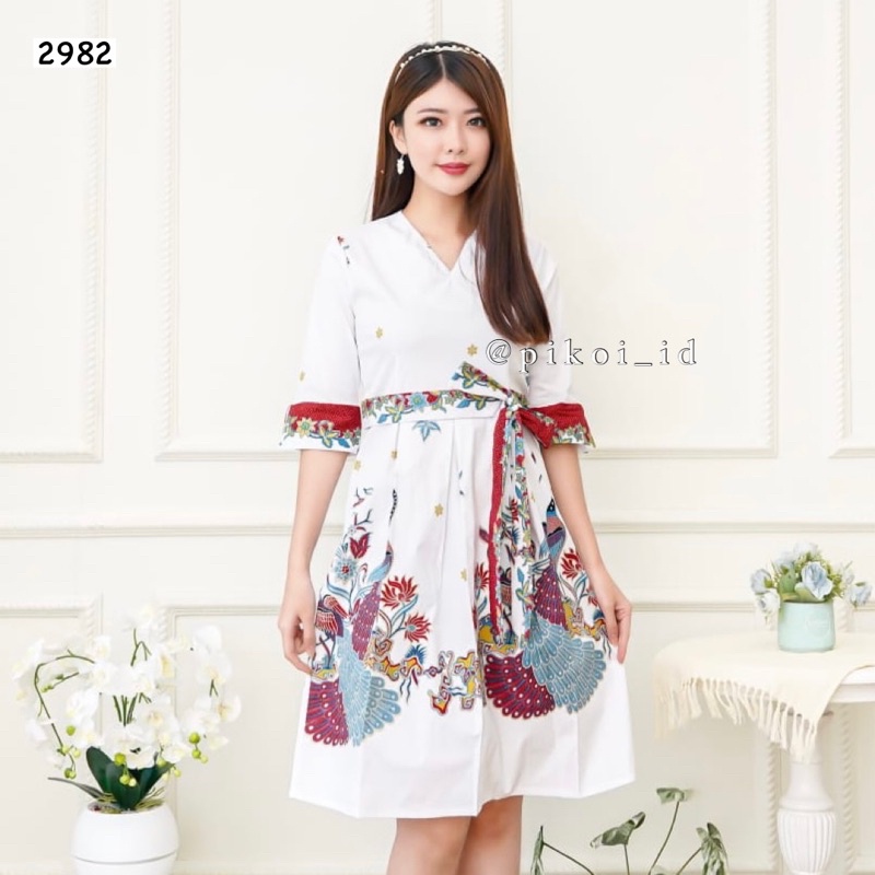 PUTIH MERAH Red Dress batik Sogan/Cheongsam batik couple qipao Family ...