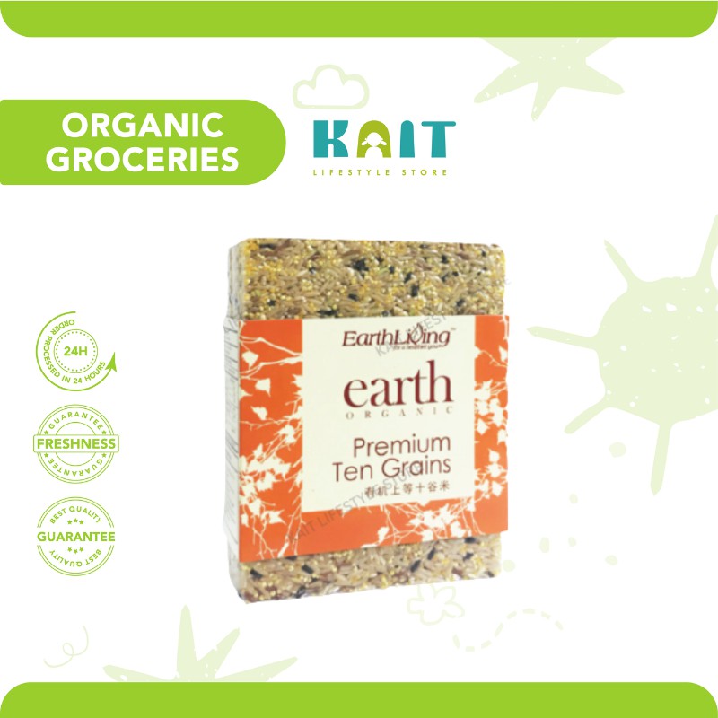 EARTH LIVING Organic Premium Ten Grains (900g) | Shopee Malaysia