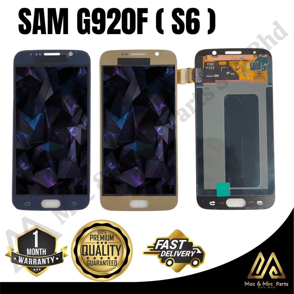 SAMSUNG G920F ( S6 ) ORIGINAL FULLSET LCD TOUCH DIGITIZER REPLACMENT ...