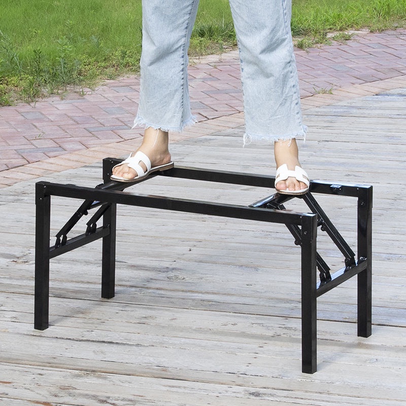 Iron Table Leg Bracket Table Stand Table Tripod Bracket Folding Table ...