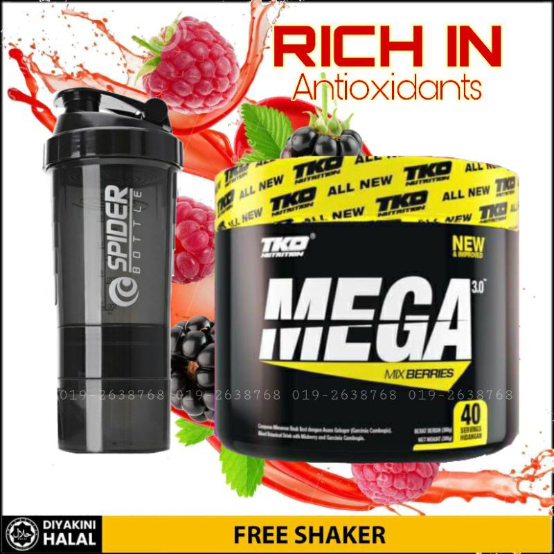 🌟HQ🌟 TKO FAT BURNER MEGA 3.0 Pembakar Lemak Paling Hebat 2021 ...