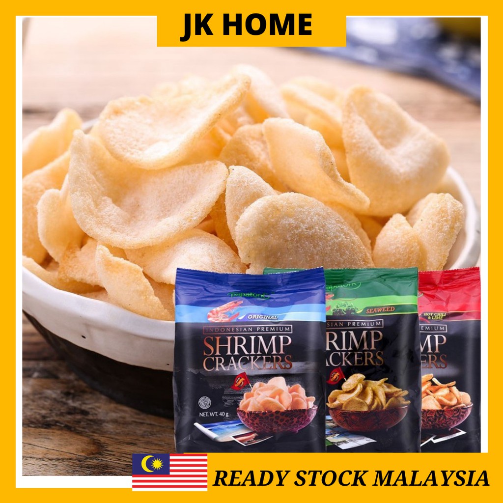 [HALAL] Papatonk Shrimp Cracker Indonesian Premium (40g) | Shopee Malaysia