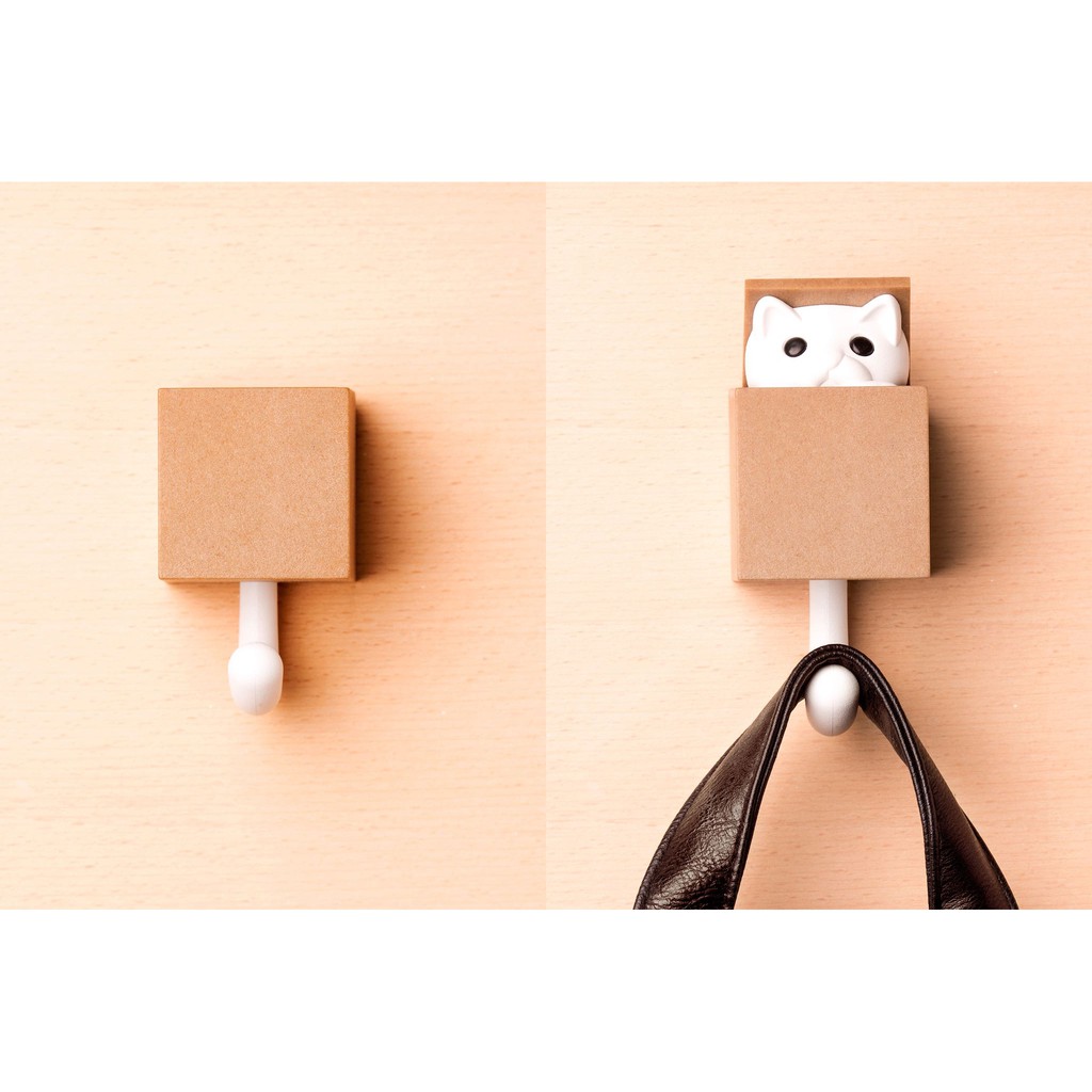 QUALY Kitt-A-Boo (Wall Decor Hook - Home Decor - Cute - Creative ...