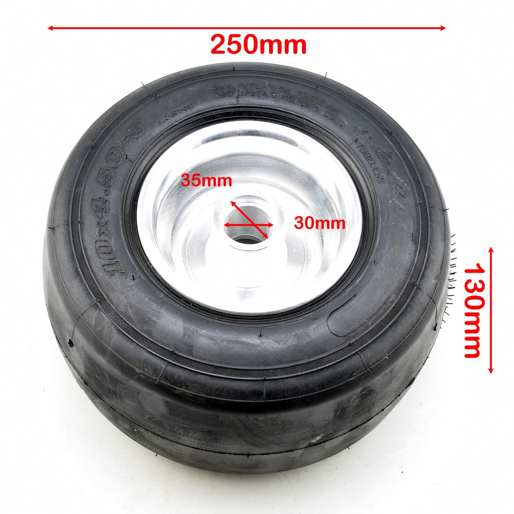 Racing Go Kart 5 inch Tire with wheel rim 10x4.50-5 Rim Tyre Front ...