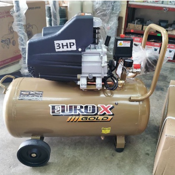 EUROX GOLD 3HP X 60LITRE 230v AIR COMPRESSOR SWAN PUMA | Shopee Malaysia