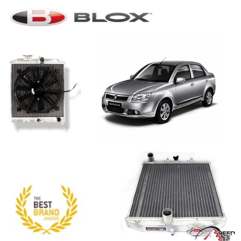Blox Engineering Forged Aluminium Radiator Double Layer for Proton Saga ...