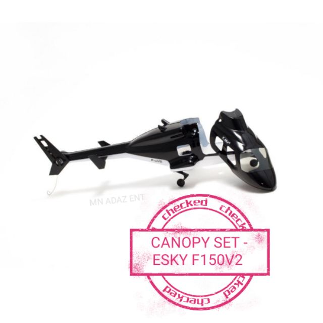 Helicopter ESKY F150 V2 CANOPY SET | Shopee Malaysia