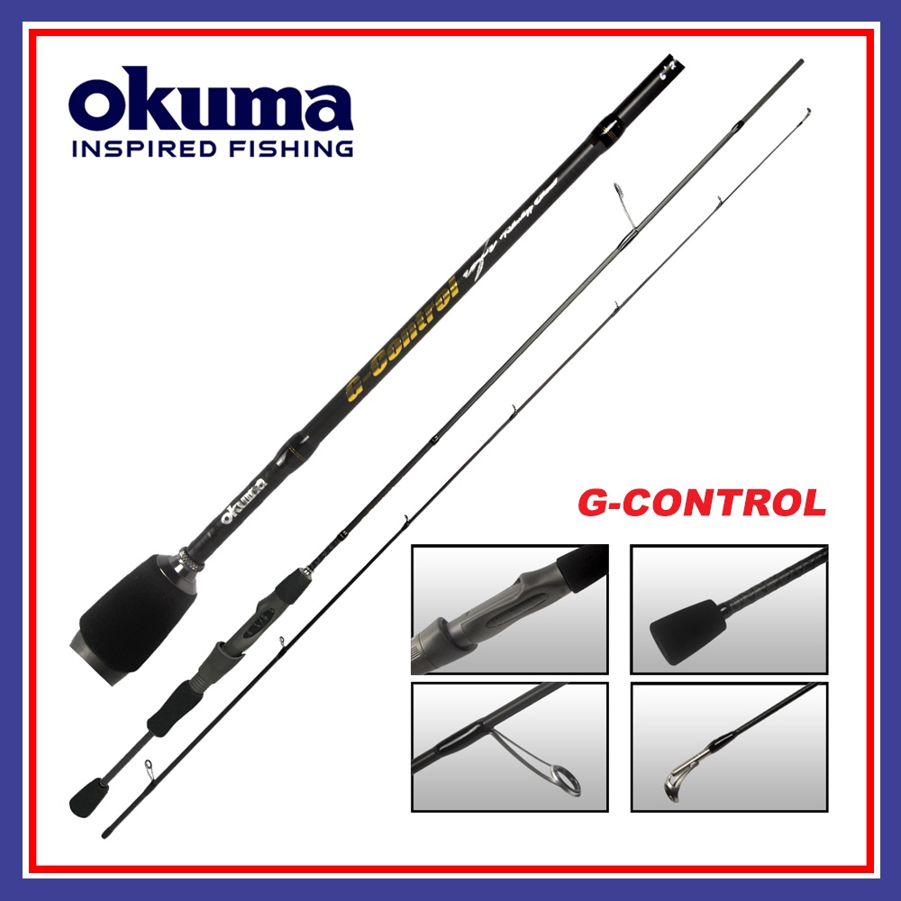Okuma G-Control Joran Pancing Spinning 6'2kaki | UL Ultralight Game ...