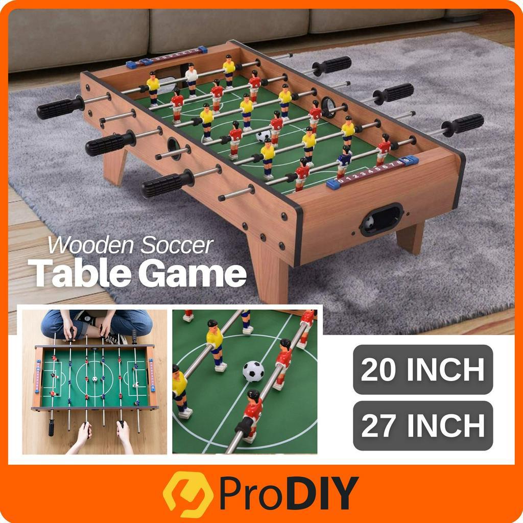 Wooden Soccer Table Game Foosball Tabletop Football Indoor Game Kids ...