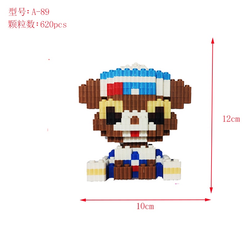 [Ready Stock]Mini Lego Mario Stitch Batman Cartoon Nano Blocks Lego ...