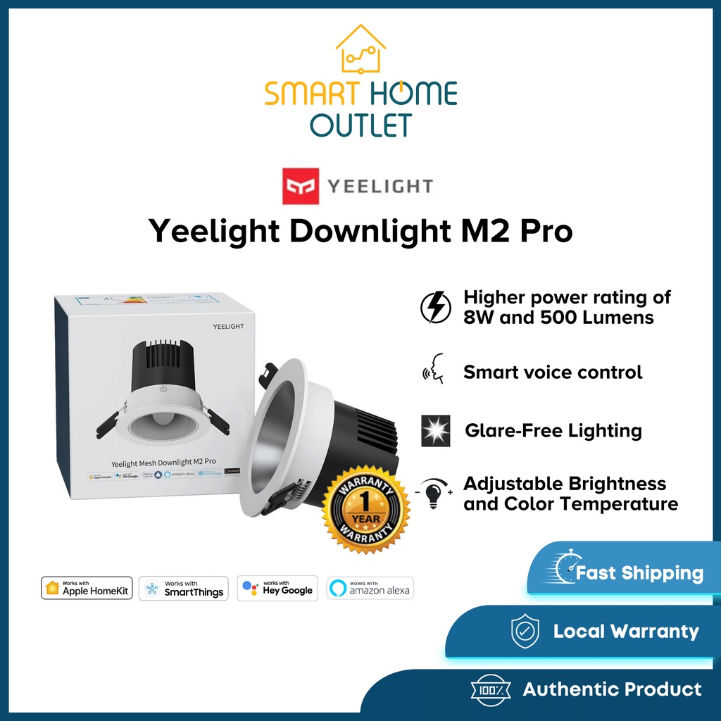 SHO Xiaomi Yeelight Downlight M2 Pro Smart Mesh Smart Control WiFi APP ...