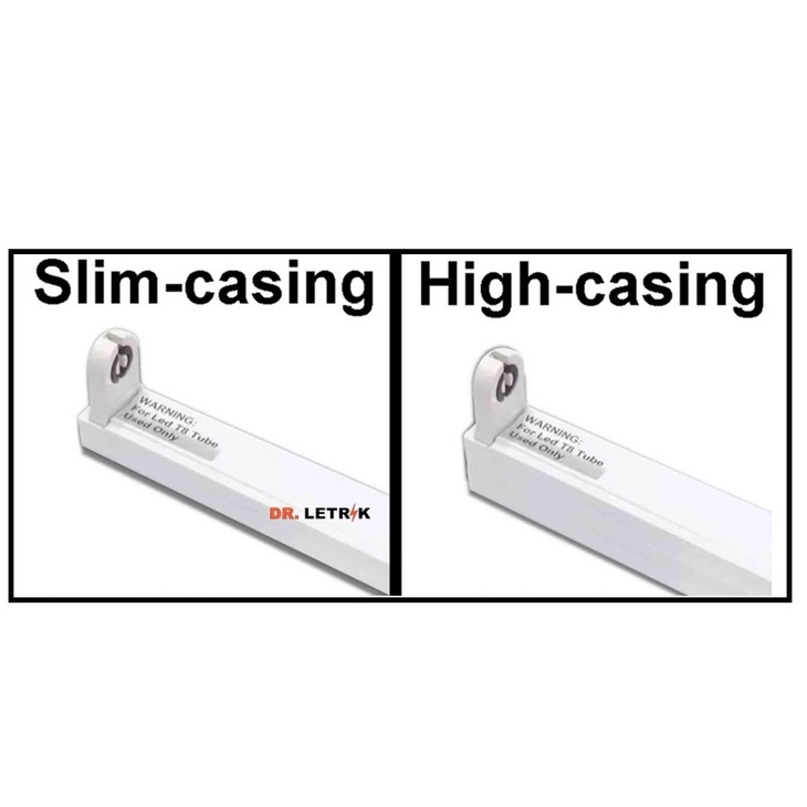 (5pcs) Casing for Philips ECOFIT LED Tube T8 4 Feet Single End Wiring ...