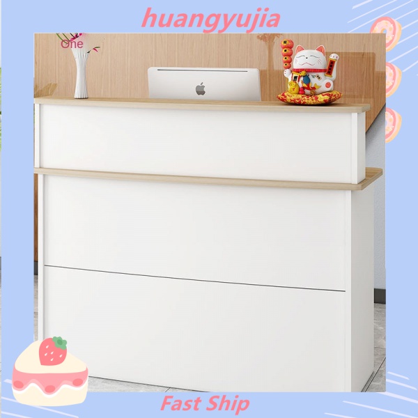 Cashier Counter Table Commercial Reception Wooden Desk Office ...