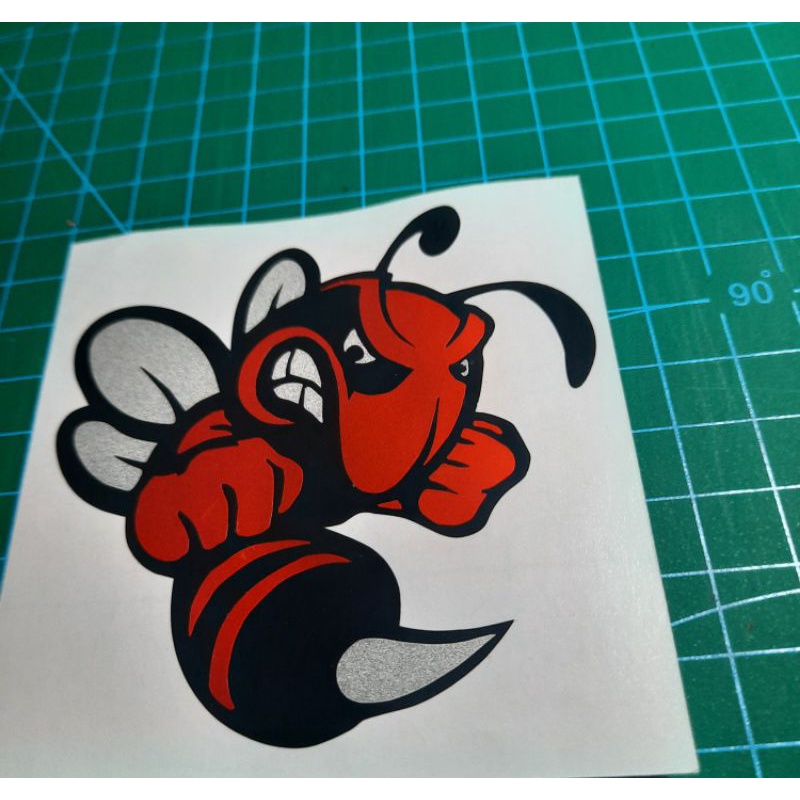 sticker tebuan garang/ cutting sticker reflective | Shopee Malaysia