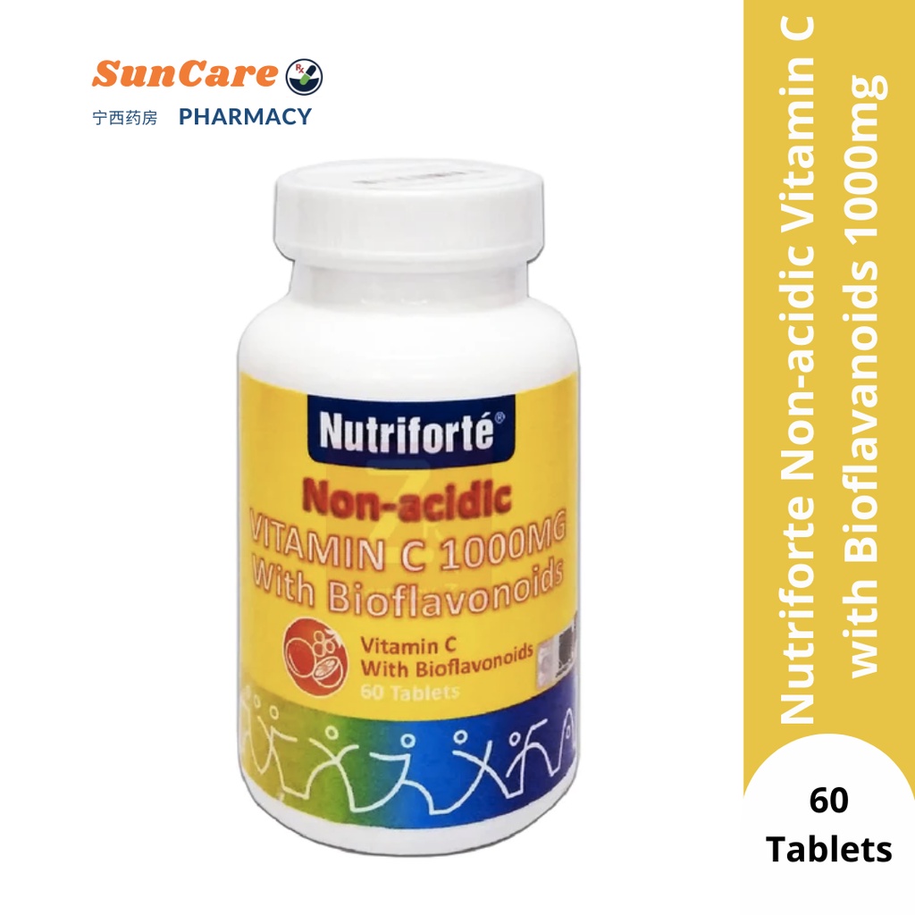 Suncare Pharmacy Nutriforte Non-Acidic Vitamin C 1000mg 60 Tablets (EXP ...