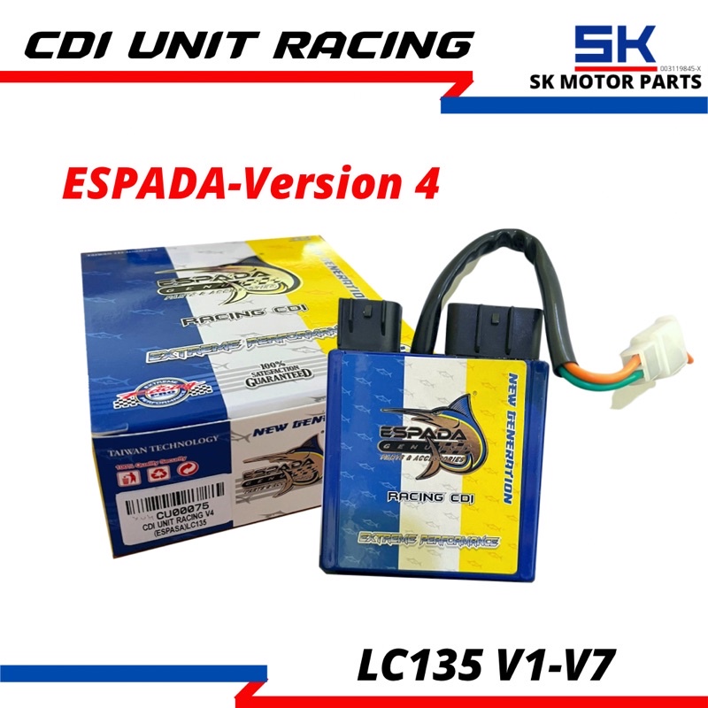 Racing Cdi Unit Lc135 V1 V7 Version 4 Espada Cdi Lc135 Racing Spec 57