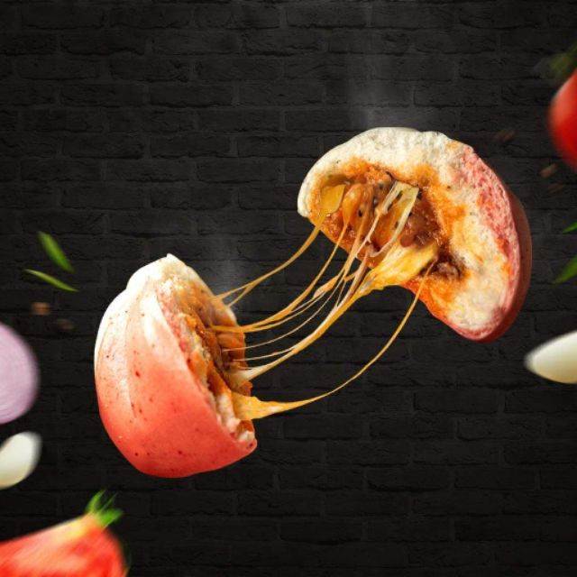 IPOH FOOD - HALAL PAU PIZZA WITH MOZARELLA CHEESE 350gm ( 6pcs per pack ...