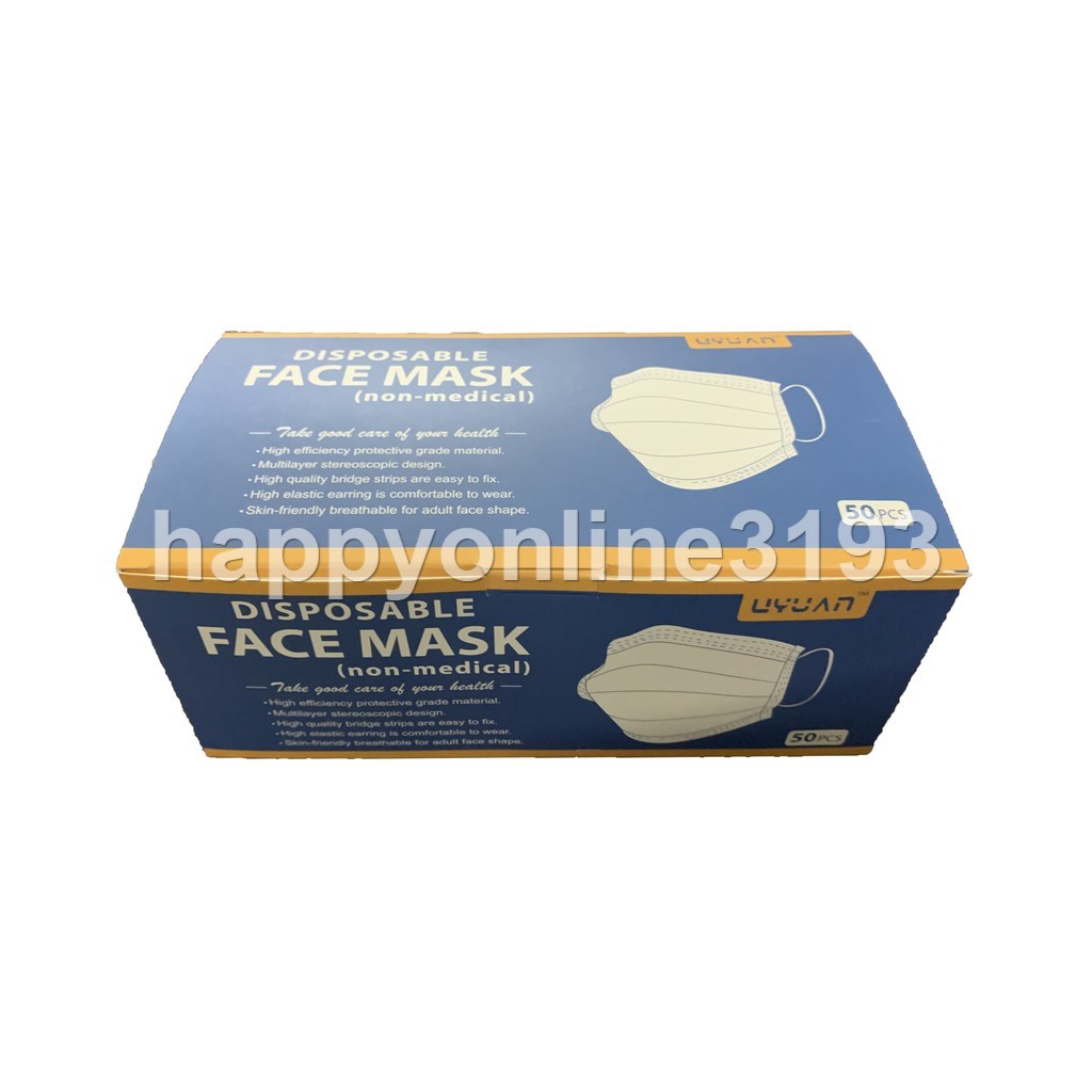 3 Ply Disposable Face Mask ( 50 pcs ) | Shopee Malaysia