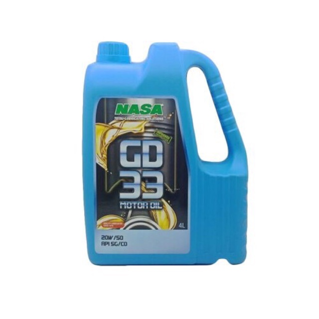 NASA GD33 20W50 SG/CD Mineral Engine oil | Shopee Malaysia