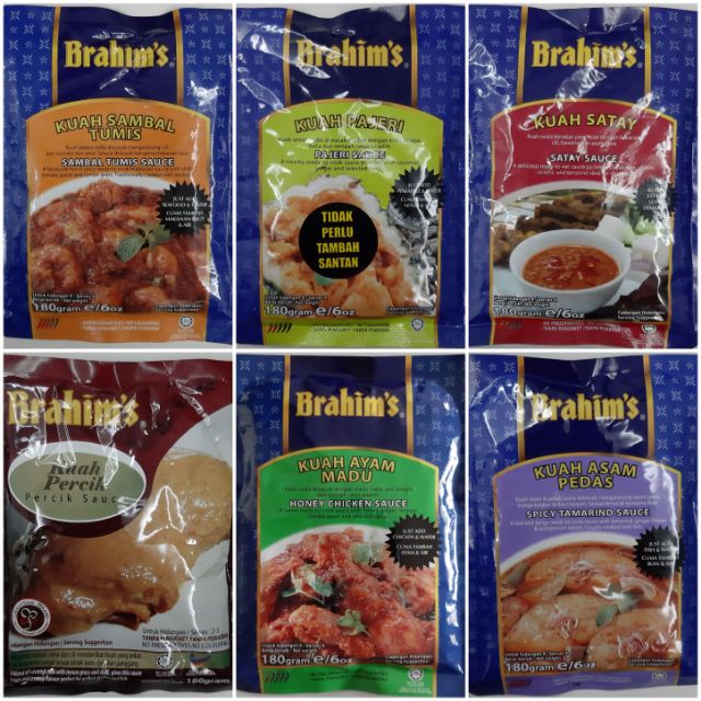 Brahim's Instant Sauces 180g | Shopee Malaysia