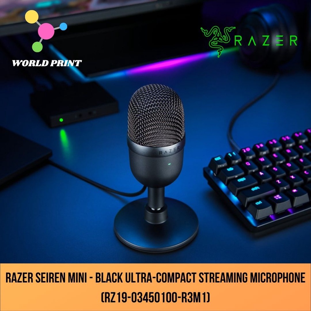 Razer Seiren Mini - Black Ultra-compact Streaming Microphone (RZ19 ...