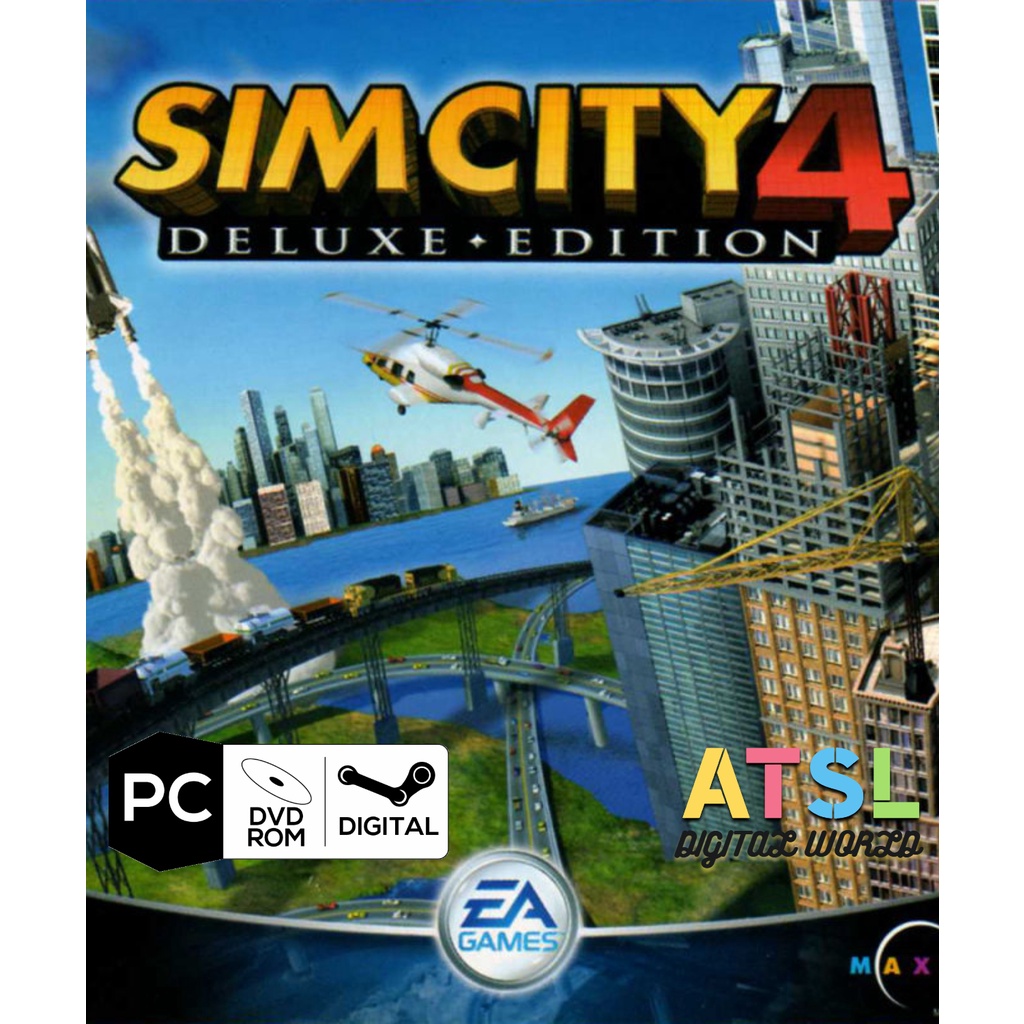 [Original PC Game] SimCity 4 Deluxe Edition (v1.1.641 HF) | Shopee Malaysia