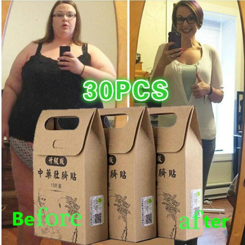 10/20 / 30Pcs Hot Fat Burning Sticker Slimming Diets Weight Loss 10x ...