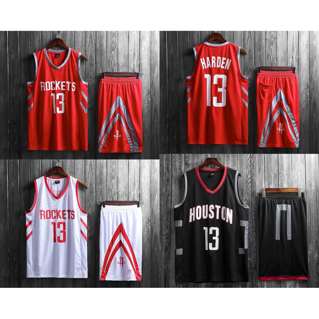 Houston Rockets No.13 James Harden Jersey Basketball for Men's | Shopee ...