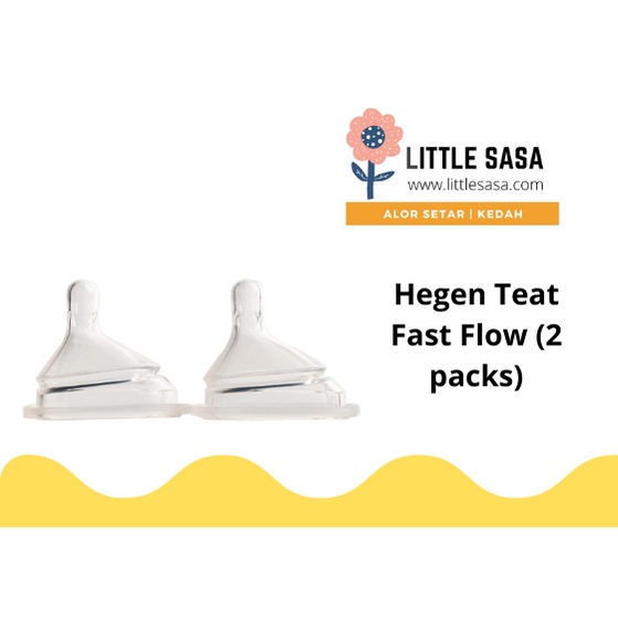Hegen Teat Fast Flow (2-pack) | Shopee Malaysia