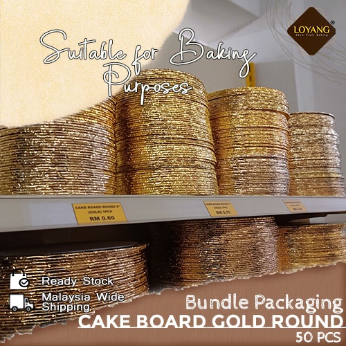 [BUNDLE] CAKE BOARD ROUND/ PAPAN KEK BULAT 25PCS TO 100PCS/ LAPIK KEK ...