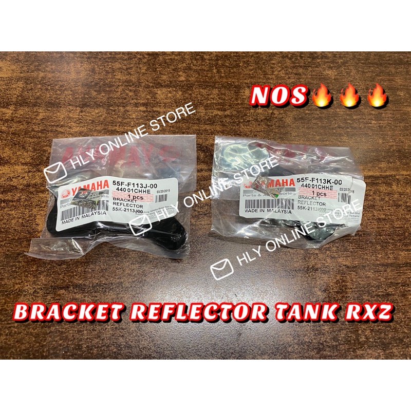 Bracket Reflector Breket Tangki Tank Yamaha RXZ 100% Original HLY ...