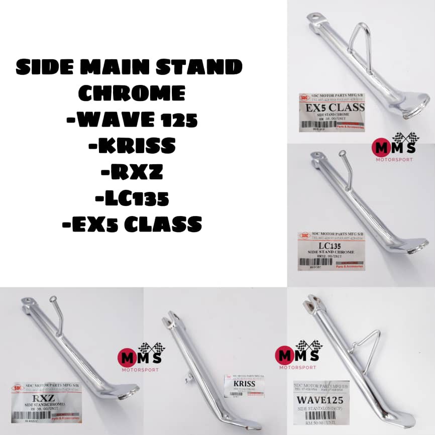 Side Stand Chrome Motorcycle Tongkat Motor Spring | Shopee Malaysia