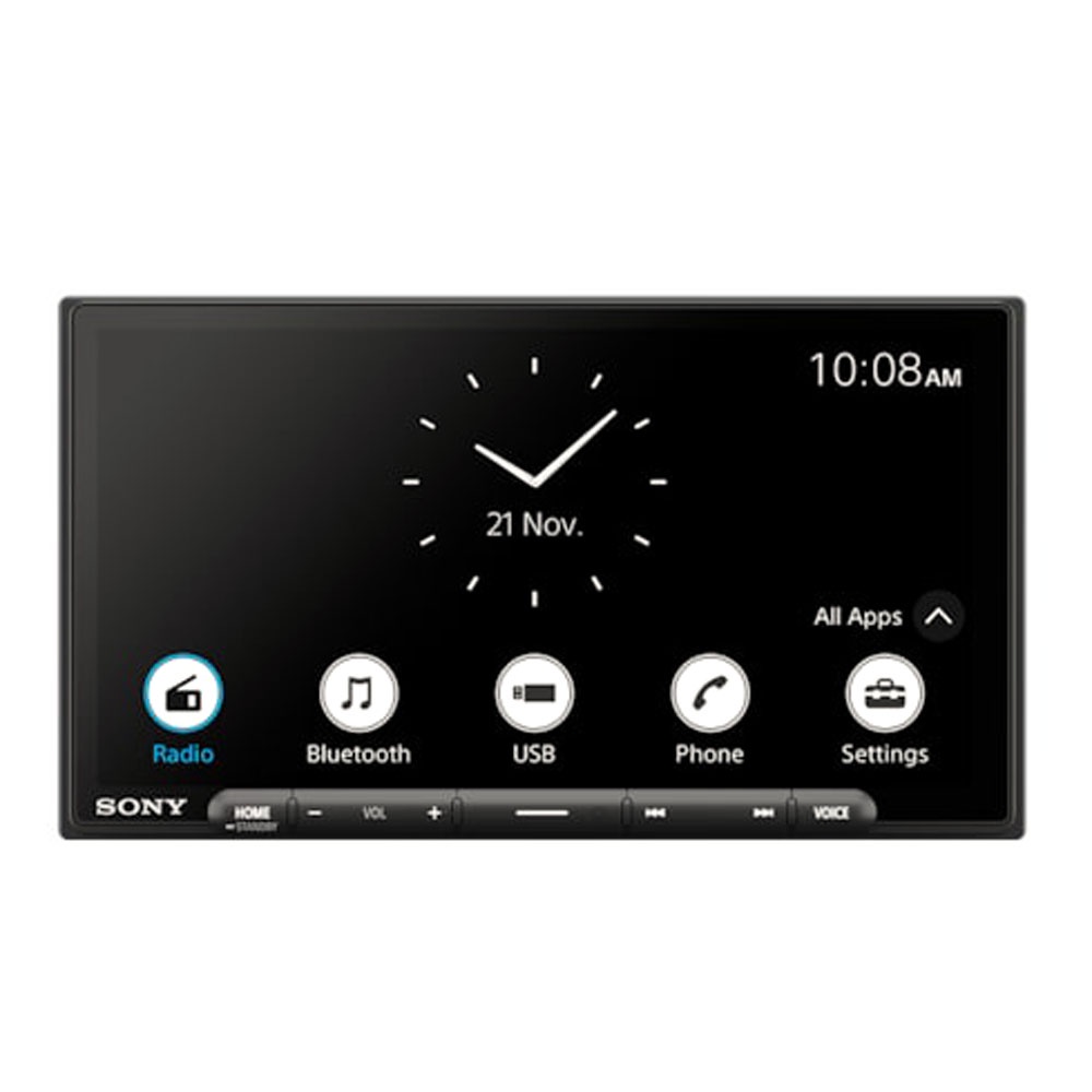 SONY XAV-AX6000 6.95" (17.6cm) Wireless Apple CarPlay Android Auto ...