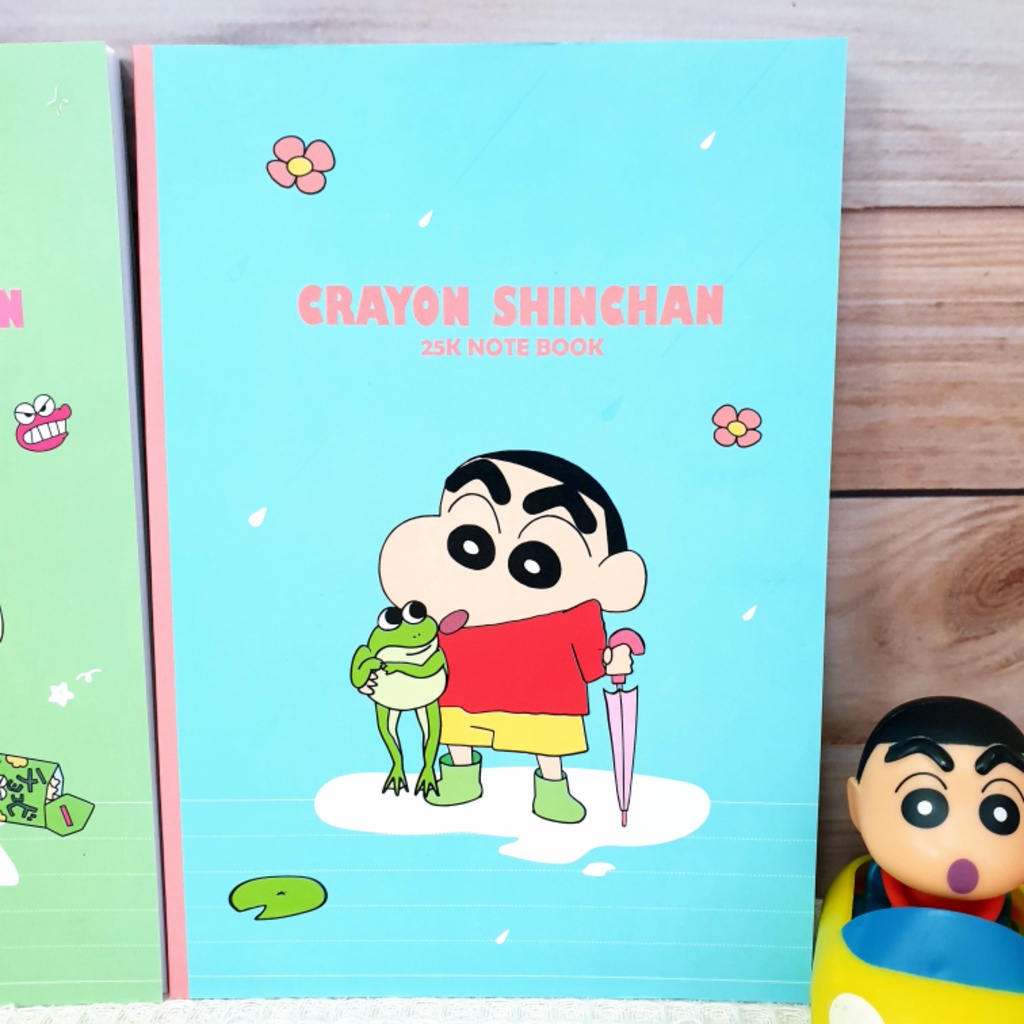 Crayon Shin-Chan 25k Thick Version Horizontal Line Notebook Fixed Page ...
