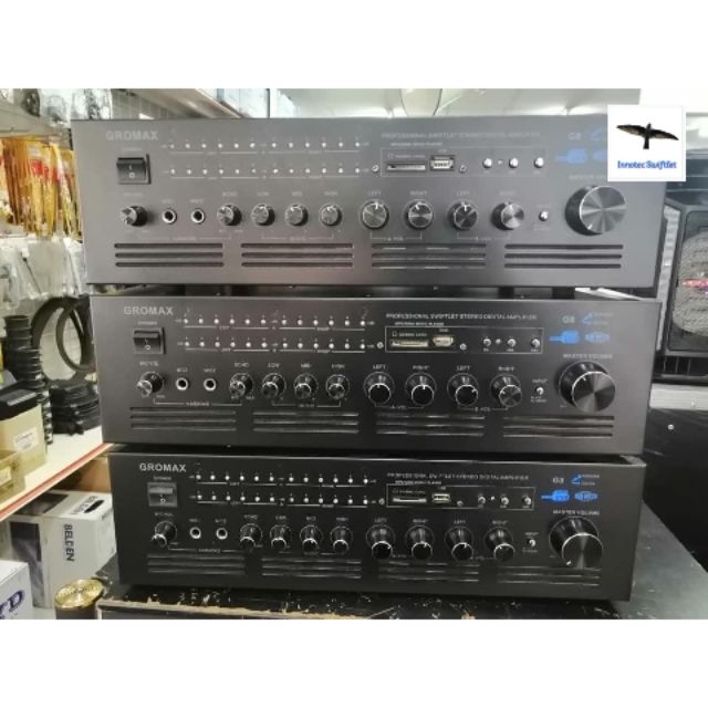 Gromax G8T Professional Amplifier for Swiftlet Farming 专业高清引燕播音扩音器 ...