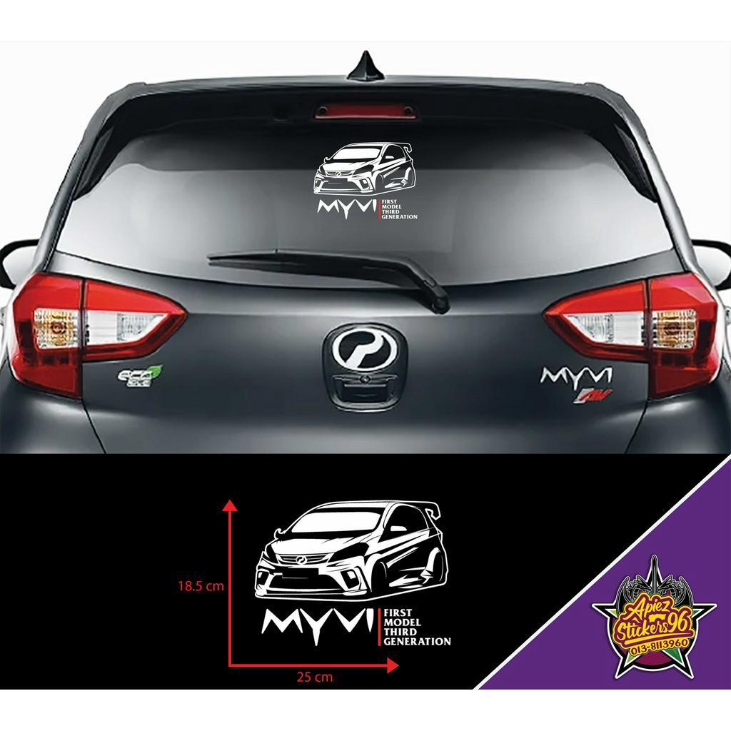 (New)Sticker Myvi G3 Tampal Belakang | Shopee Malaysia