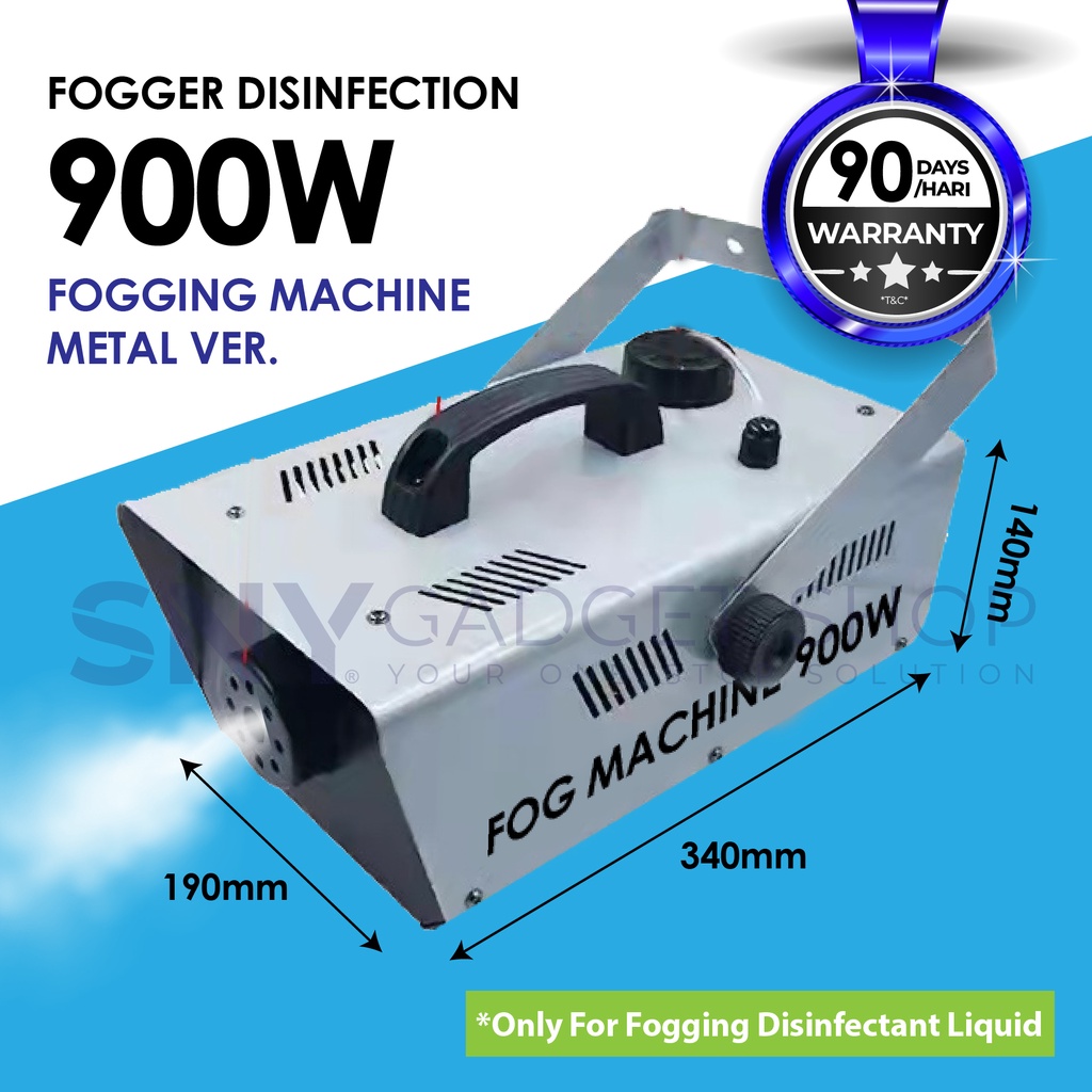 1500W/900W Smoke Fog Machine Disinfecting Sanitizer Machine ...