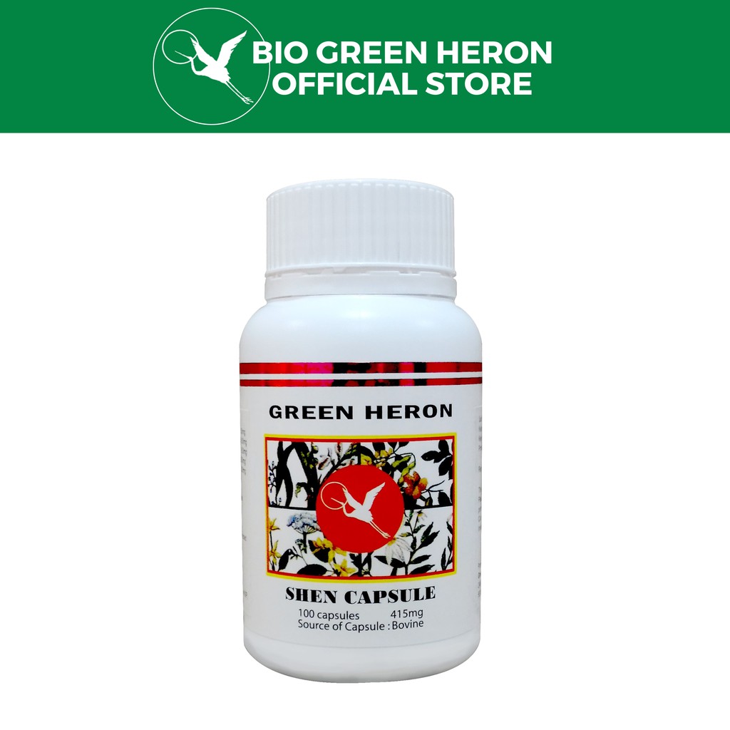 Green Heron Shen Capsule 100 Capsules 415mg - Kidney | Shopee Malaysia